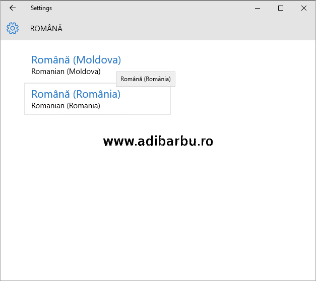 Cum se schimbă limba la Windows 10