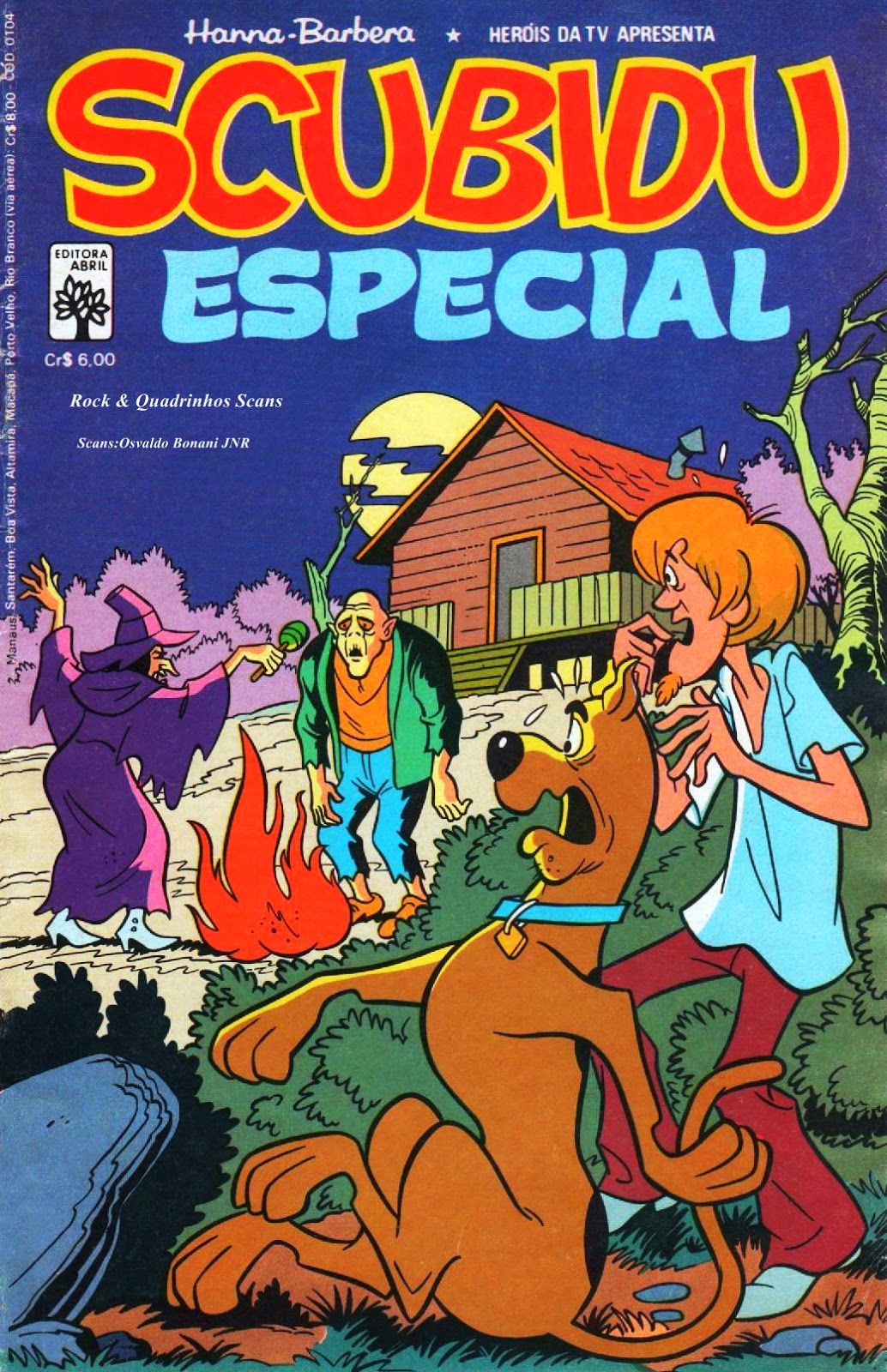 ROCK & QUADRINHOS SCANS: SCUBIDU ESPECIAL 5(ED.ABRIL)-DEZEMBRO DE 1977