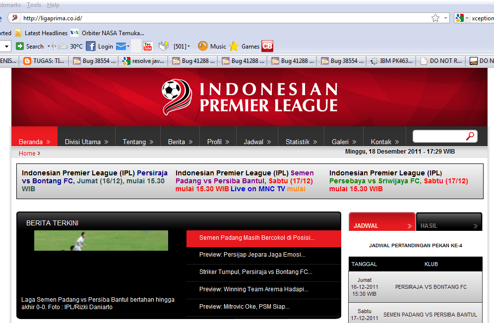 Website Resmi Liga Primer Indonesia | idn. paperplane
