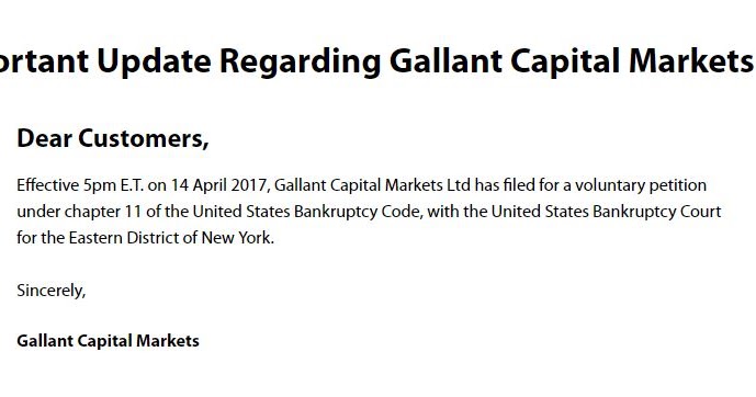ミルトン・マーケットの親会社 Gallant capital marketsが米国で破産申請
