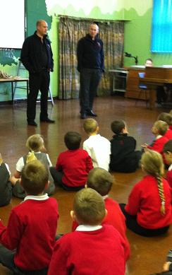 *Llantarnam Community Primary School.* *Mr Davies - Class 3*: Day three and three guests! (Part 1)
