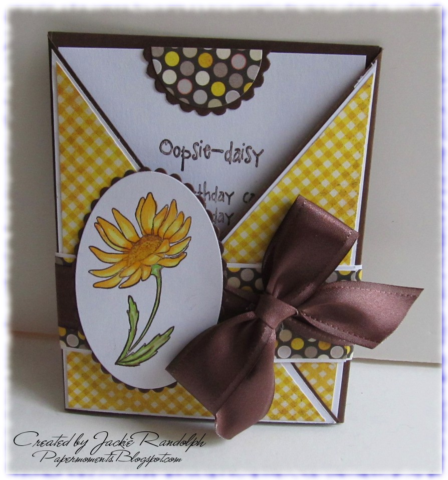 Paper Moments: Criss-Cross Card for Sweet Stamps