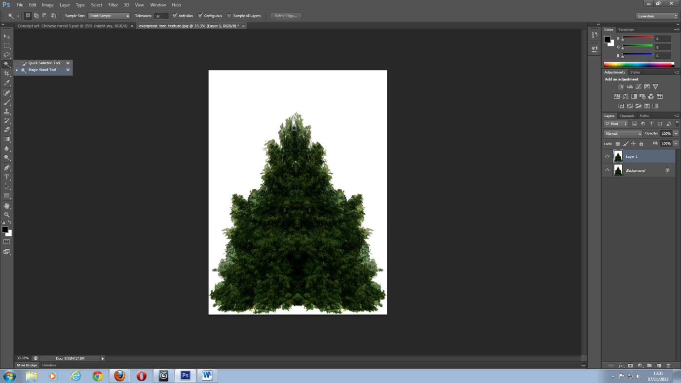 Design For Games FD- 3D Modelling: Tree- Using an Opacity Map