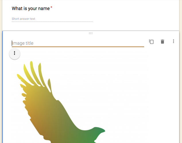 Google Forms - Insert an Image Into Your Form