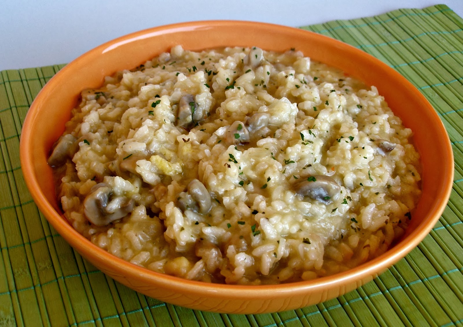 COCINA SALUDABLE INTEGRAL.: RISOTTO DE ARROZ INTEGRAL PARA 8 PERSONAS