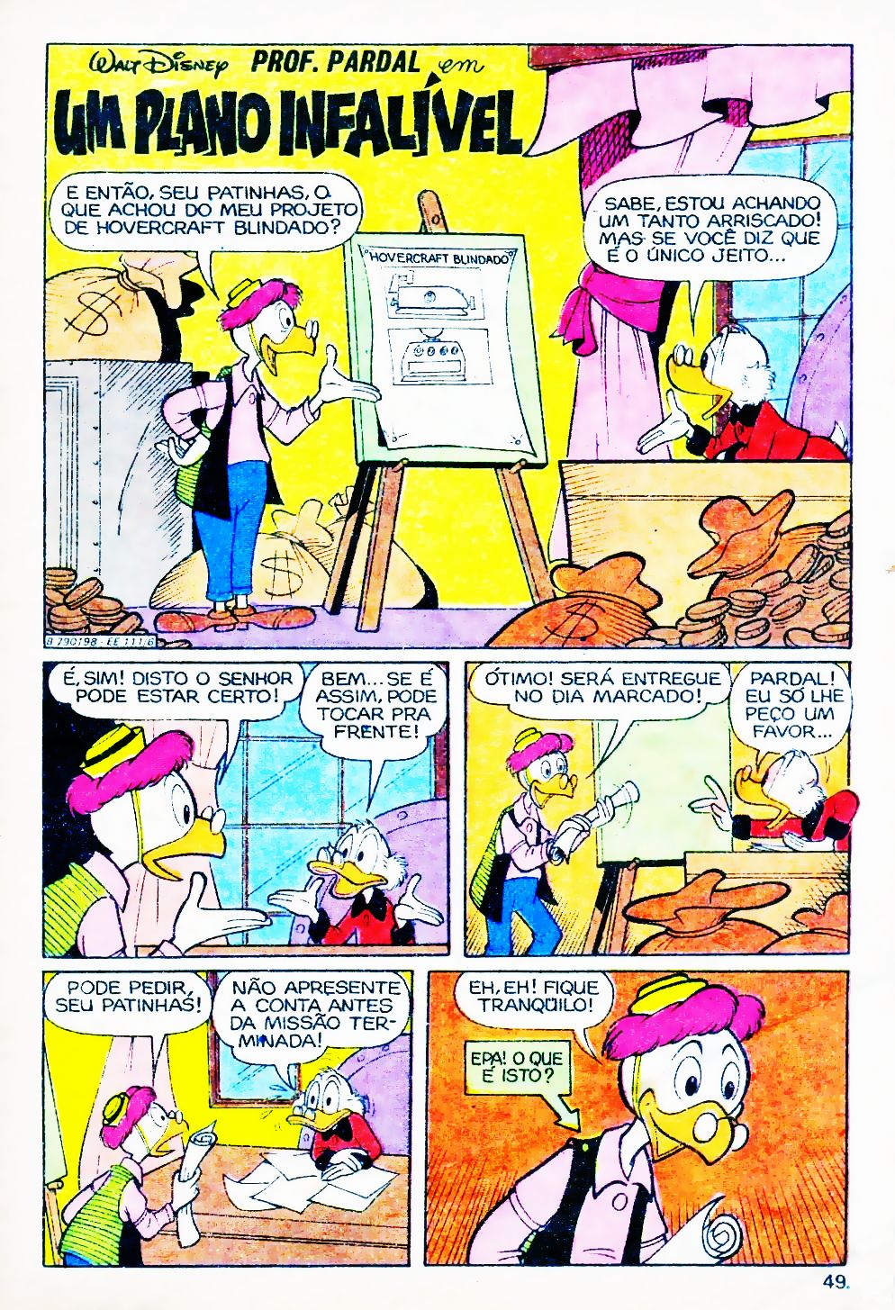 A GALERIA DOS QUADRINHOS: Professor Pardal