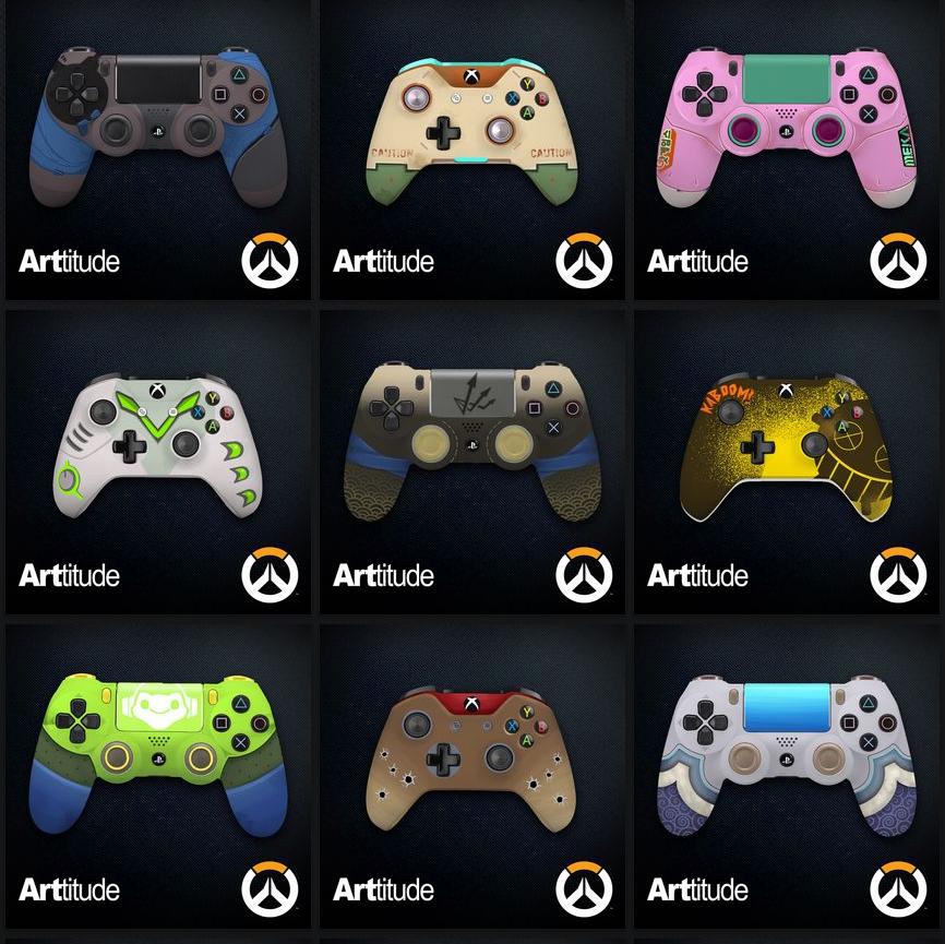 Custom Overwatch Controllers for the Anniversary Event | Yhan Game
