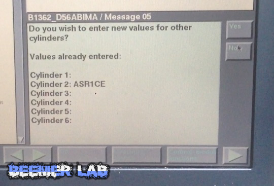Beemer Lab: DIS v44: Diesel Injector Coding / Programming Guide