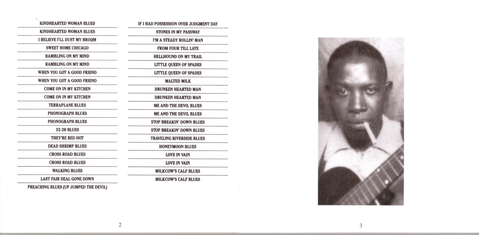 BlogRoddus: Robert Johnson - The Complete Recordings (USA late 1930's/1990)