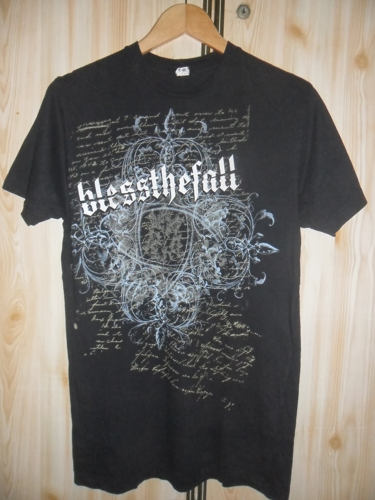 Podshop: BLESSTHEFALL rare metalcore band t shirt