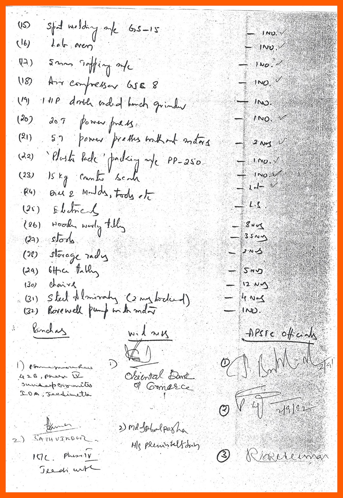 Yadadri Golden Plots: Panchanama copy Given when our Products ...
