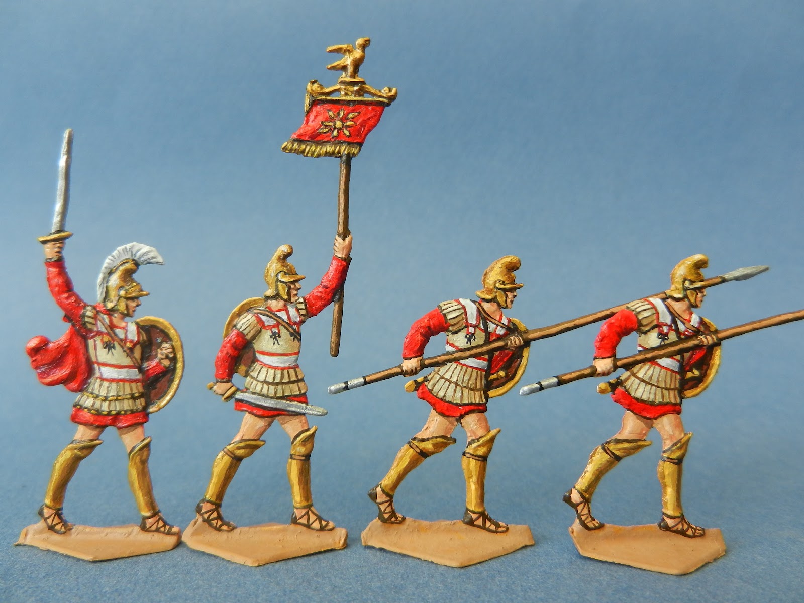 Castles of Tin: Heinrichsen Macedonian Infantry - 30mm Flats