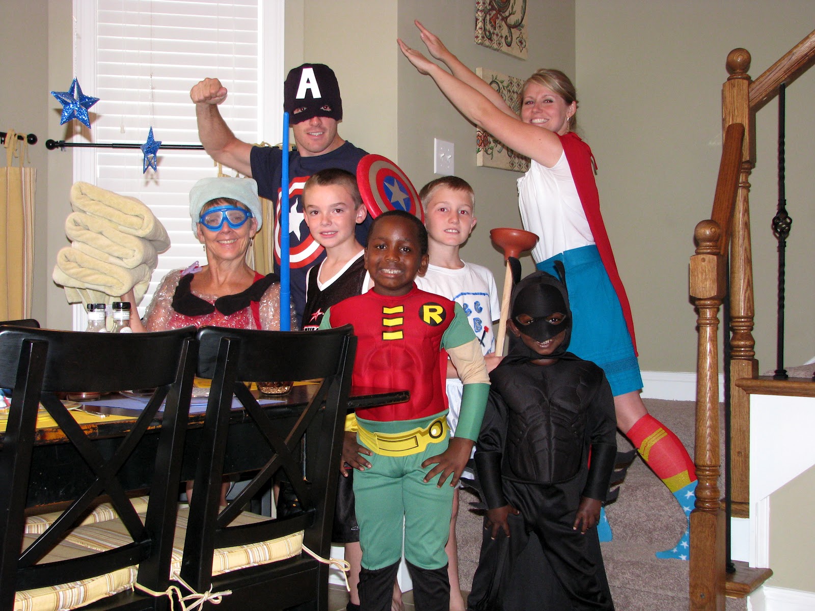 The Tyner Family: Theme Dinner: Superheroes
