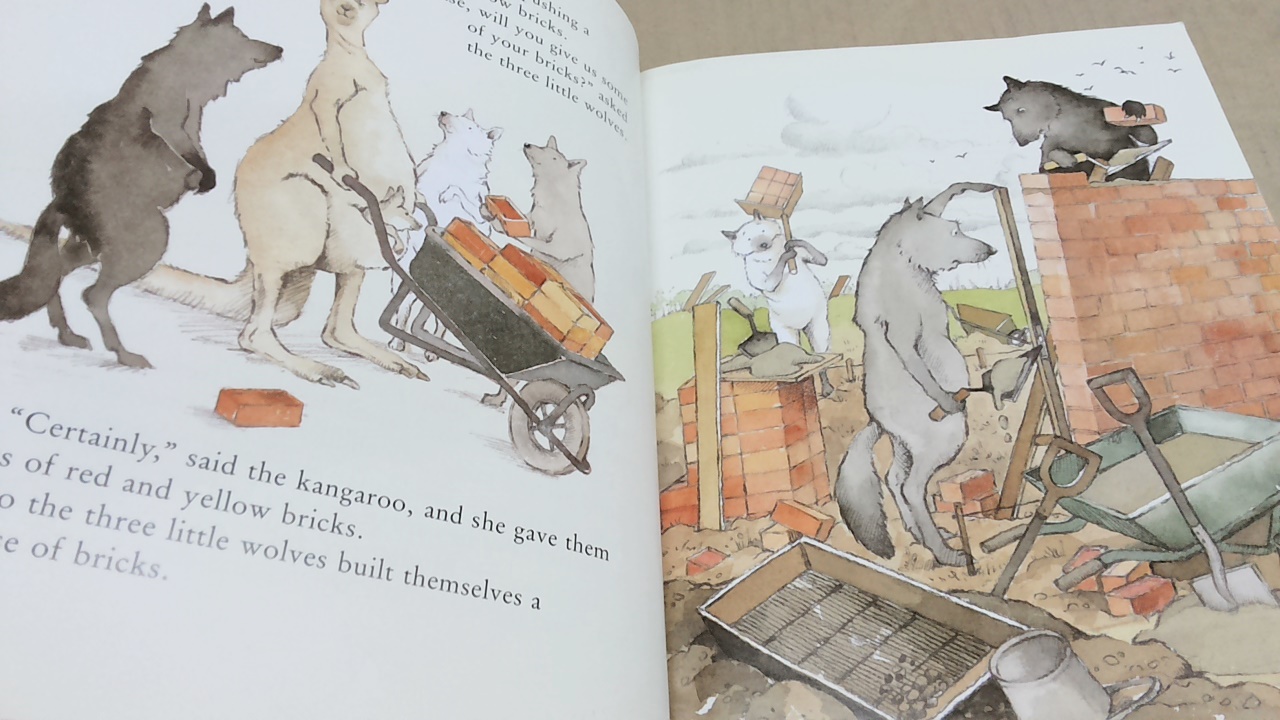 Kid Books Blog: 140.The Three Little Wolves and the Big Bad Pig