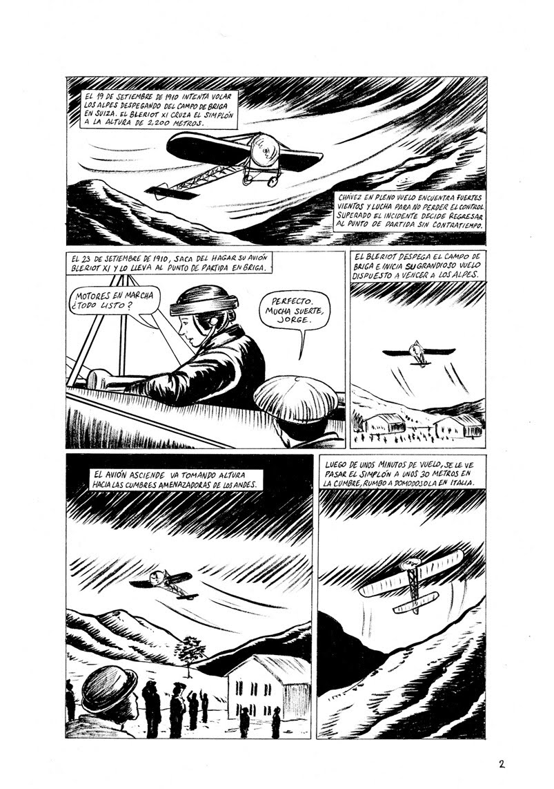 JUAN CARLOS SILVA BOCANEGRA: Cómic de JORGE CHAVEZ por Juan Carlos Silva