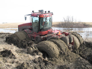 How to Remove a Tractor Stuck in the Mud?
