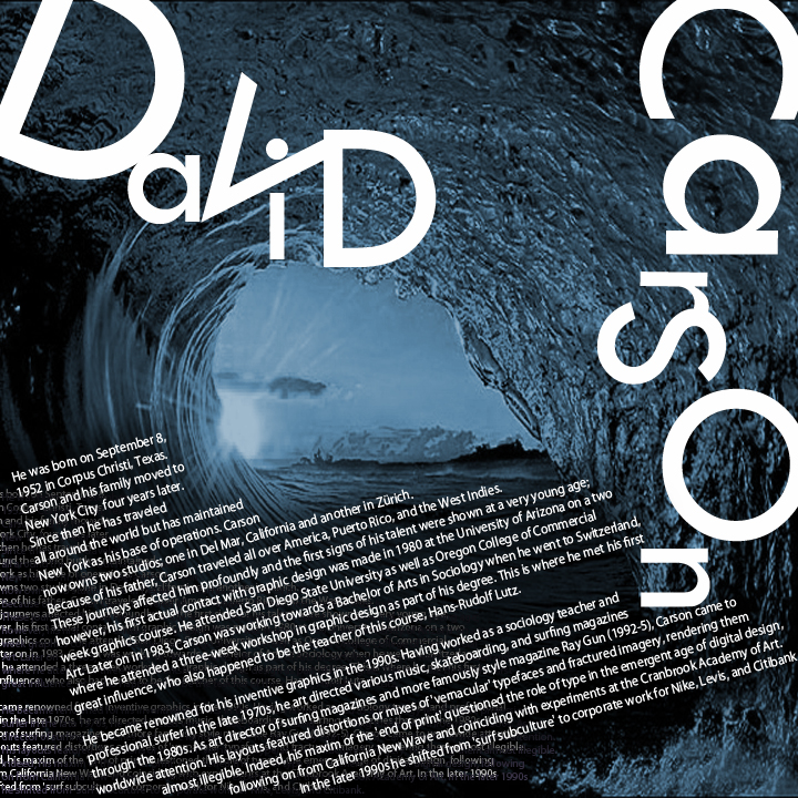 My world: Homage to David Carson