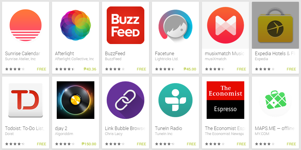 Google Outs "Best Apps of 2014" List | Geeky Pinas