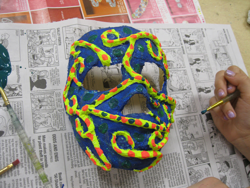 The Art Room at The Falcon Academy of Creative Arts: 5th grade art