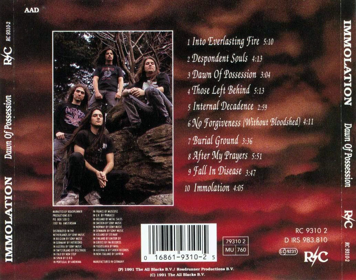 Namenlos: IMMOLATION - DAWN OF POSSESSION (Remastered 2006)