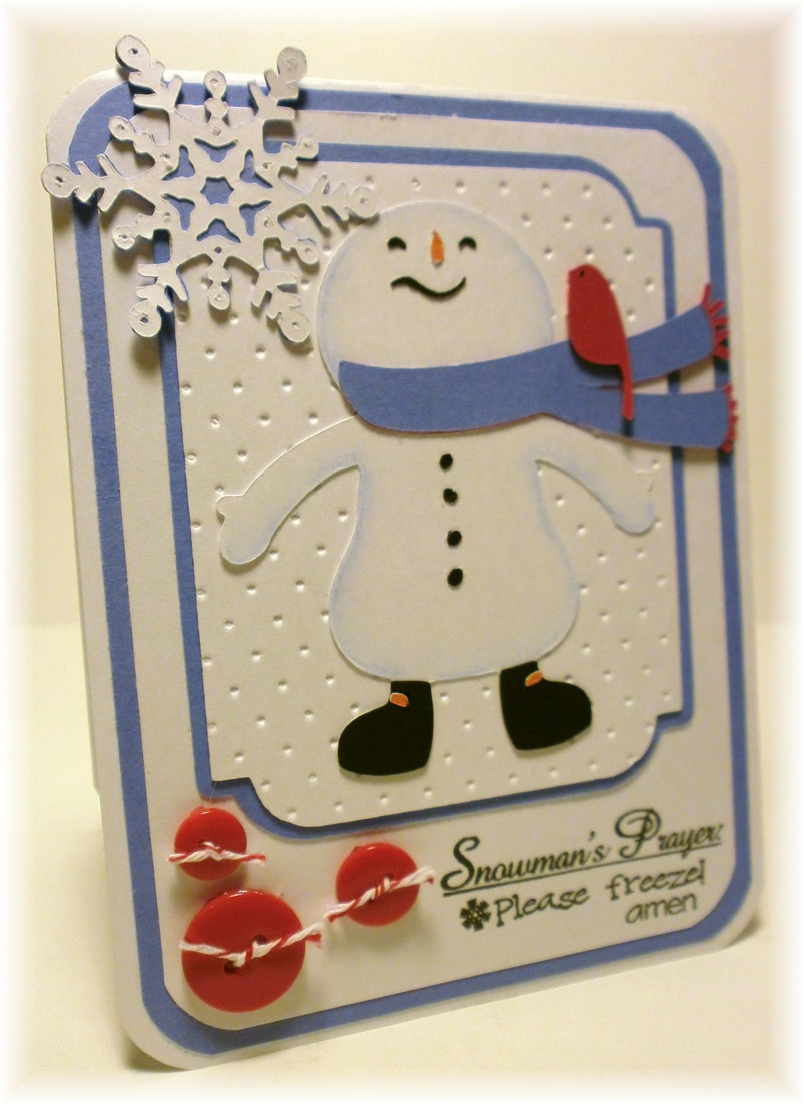 Moe Creations: Snowman's Prayer!