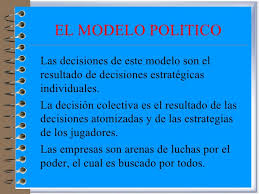 MODELO POLITICO PARA TOMA DE DECISIONES