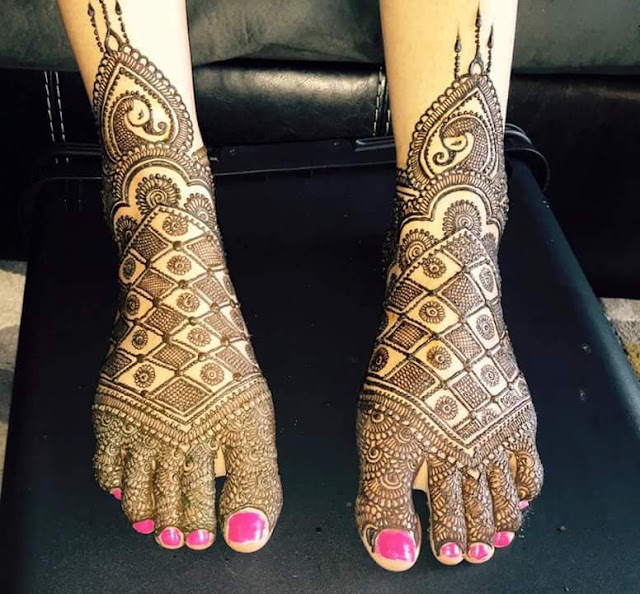 Bridal's Leg Mhendi Design - Mehndi Design | Fashion | Beauty ...