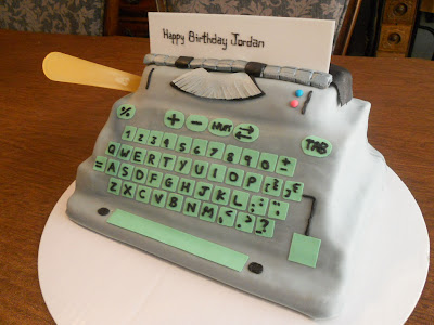 Dana's Baking: Typewriter Cake