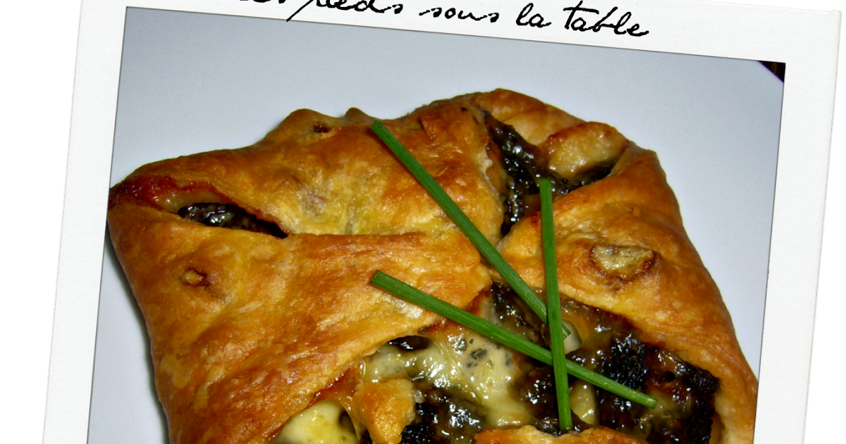 Le Feuilleté aux morilles | les pieds sous la table