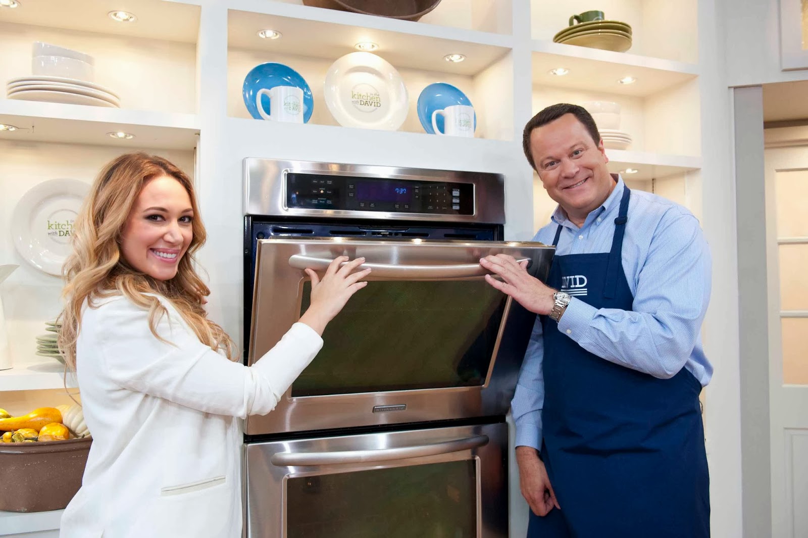 HAYLIE DUFF QVC'S 'IN THE KITCHEN WITH DAVID'
