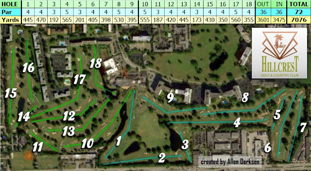 The Florida Golf Course Seeker: Hillcrest Golf & Country Club