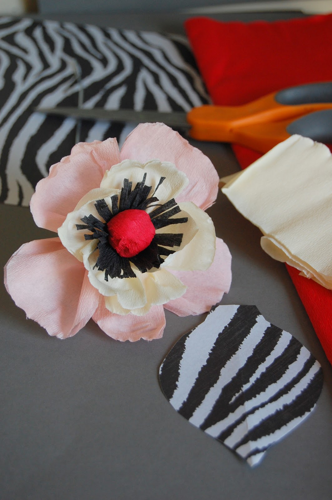 Tutorial whimsical paper flowers poppy How to make DIY | Handmade PaPer ...