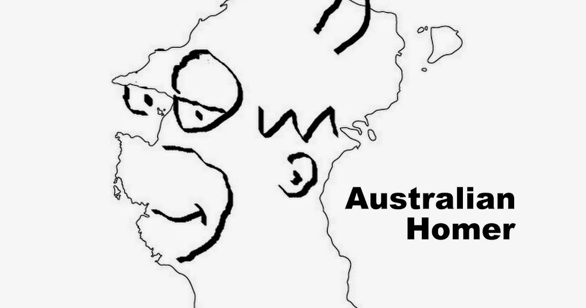 Funny maps: Funny maps of Australia