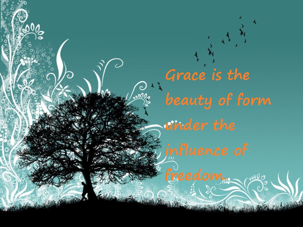 Grace is the beauty