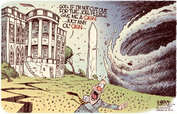 Warning Signs: God Sends Obama a Message