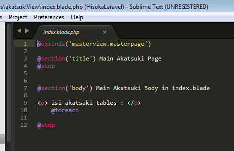Dimensi TutupBotol: Installing Laravel Blade Highlighter in Sublime Text 3