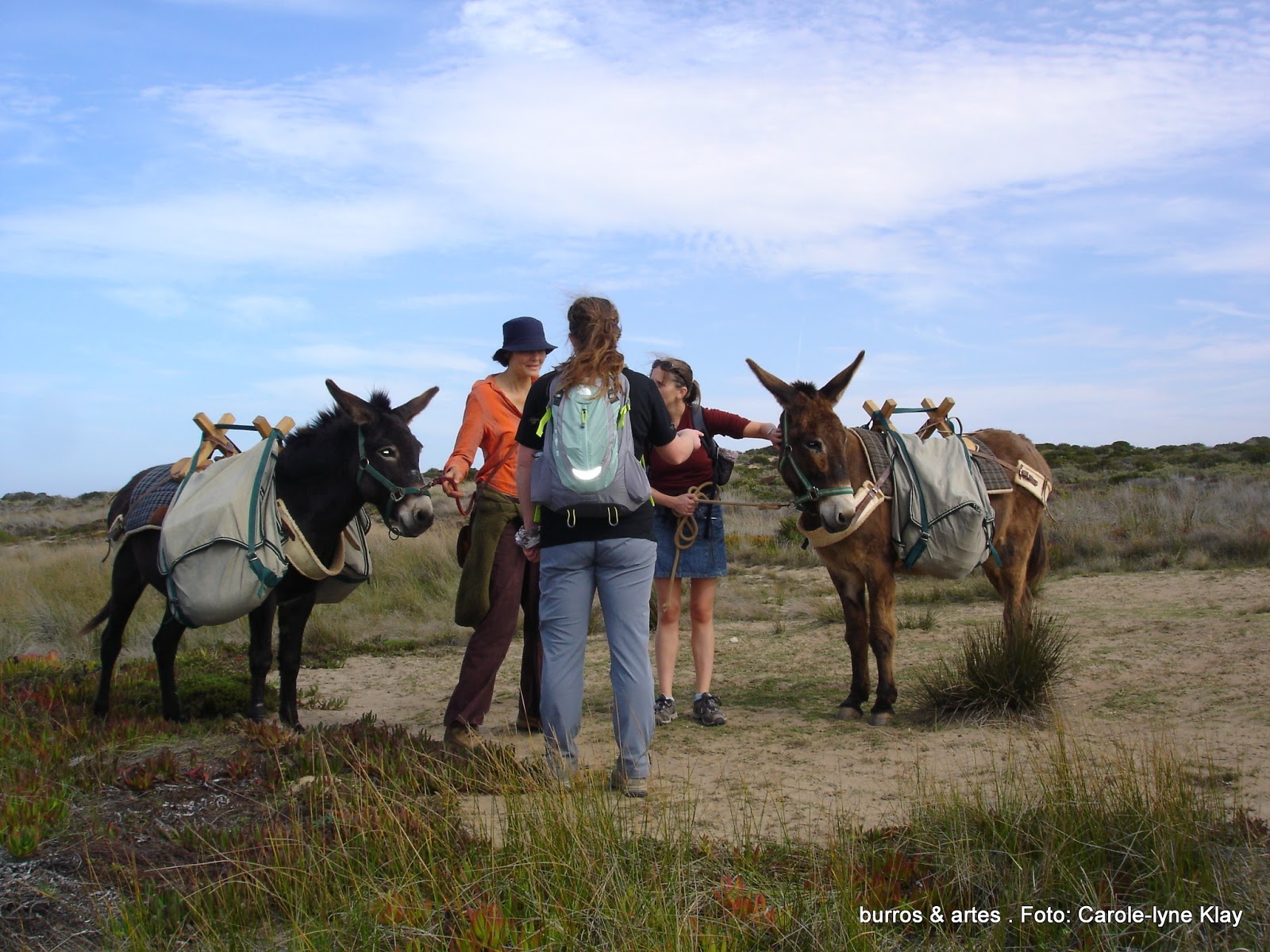 Eselwandern in Portugal: Wandern mit Eseln an der Algarve