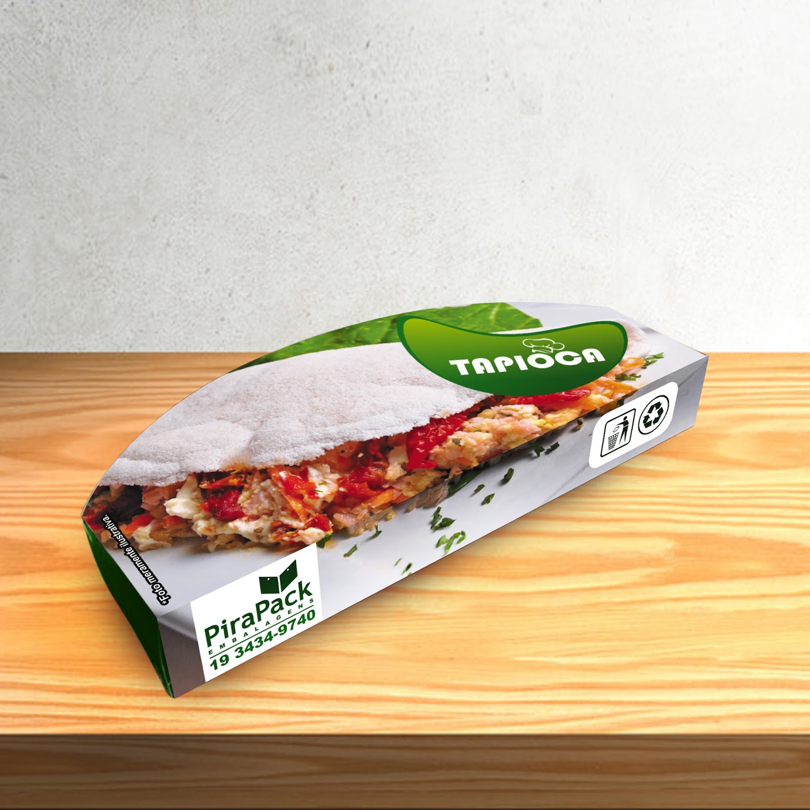 Pirapack Embalagens: Caixa de Tapioca