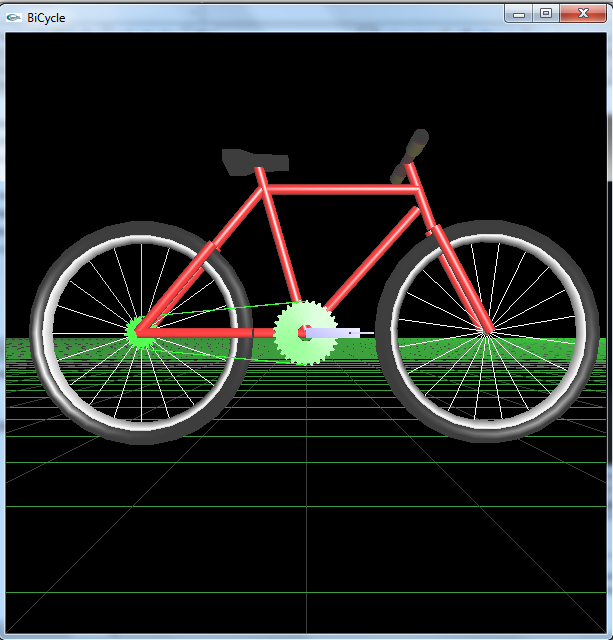 Sekolah INF: Membuat Sepeda 3D dengan OpenGL C++ projek animasi