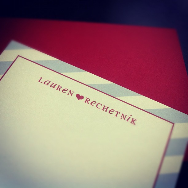 paper krush: Preppy Nautical Stationary for Lauren