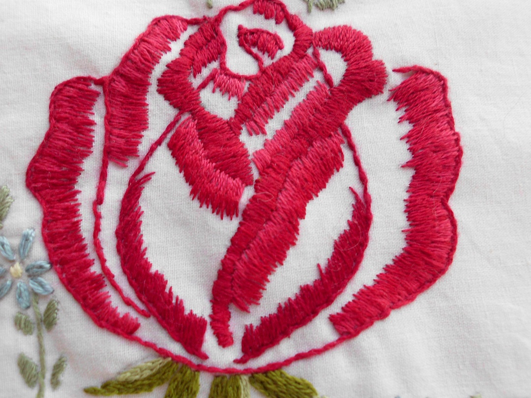 Yesteryear Embroideries: The vintage rose design that I posted for you ...
