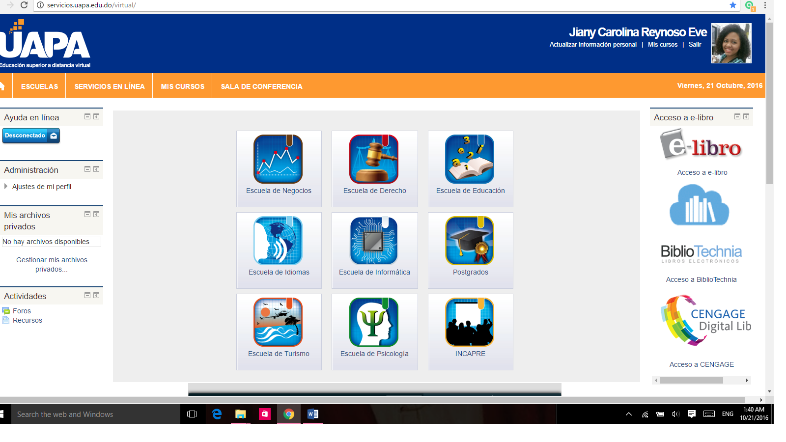 UAPA: El Entorno de Aprendizaje