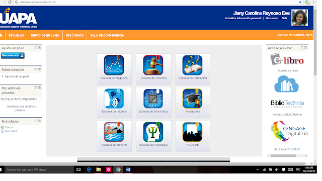 UAPA: El Entorno de Aprendizaje