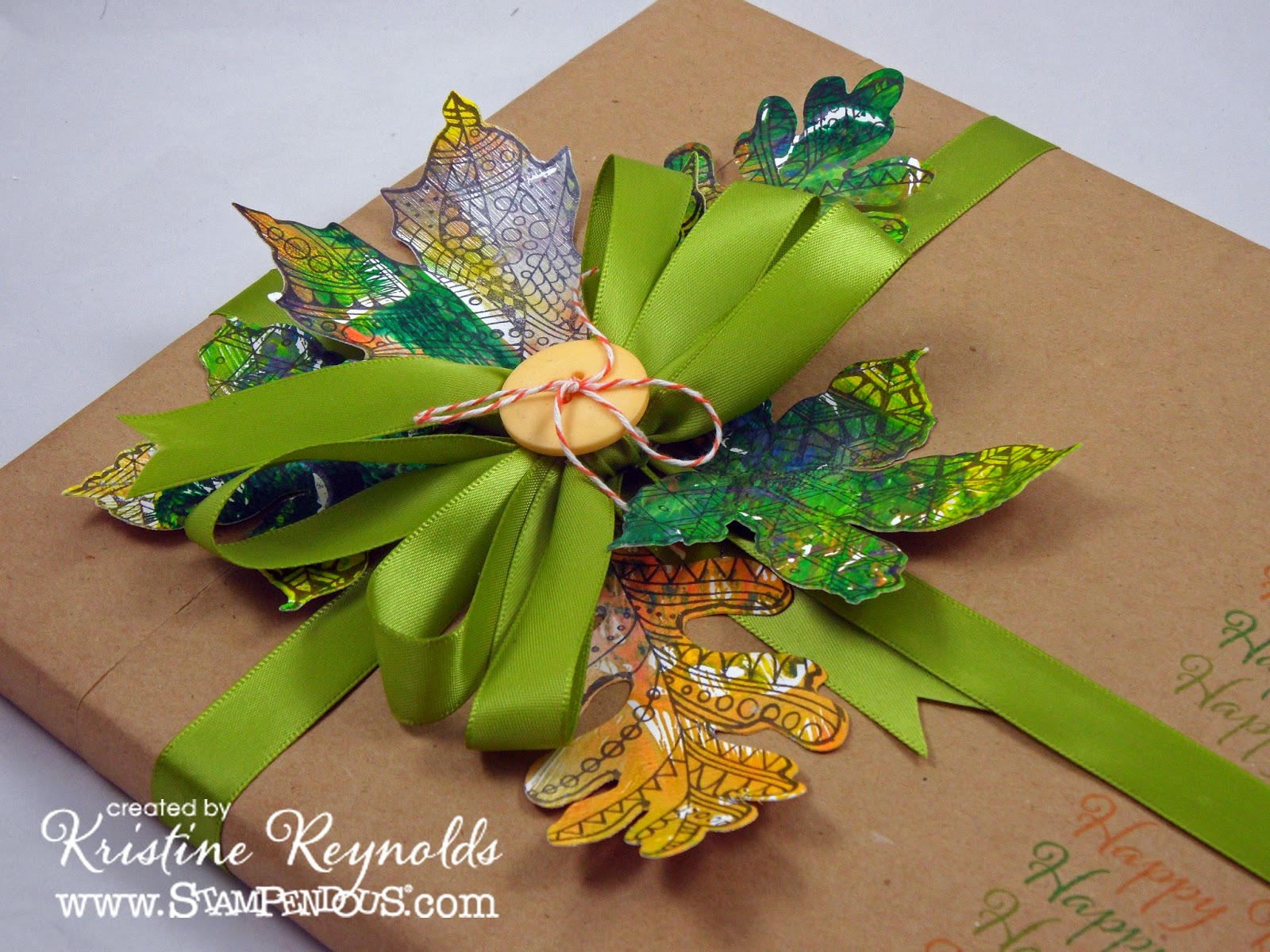 Stamping & Scrapping in California: A Gift with Leaves