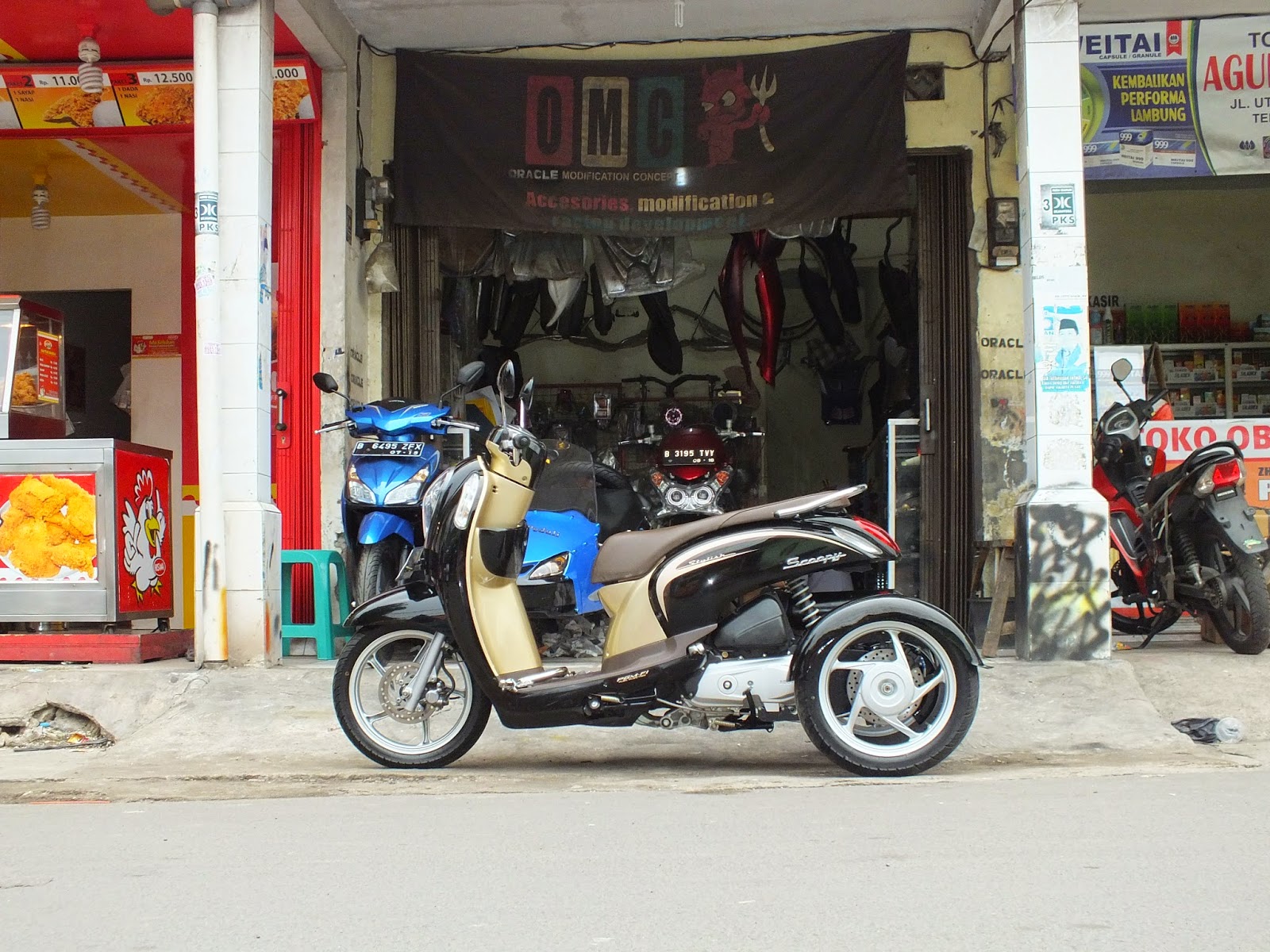 Oracle Modification Concept: Honda Scoopy Roda 3 Bisa Mundur Konsep ...