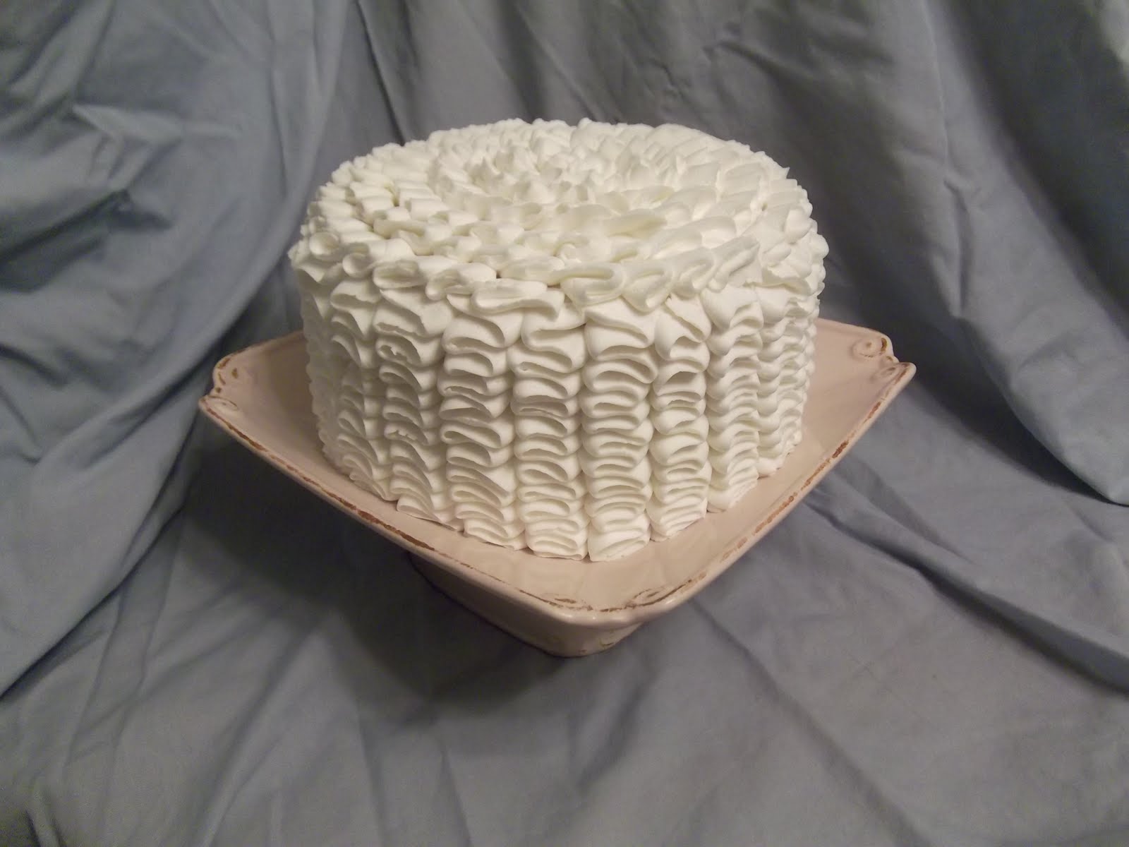 Let Them Eat Cake!: Vertical Ruffle Cake