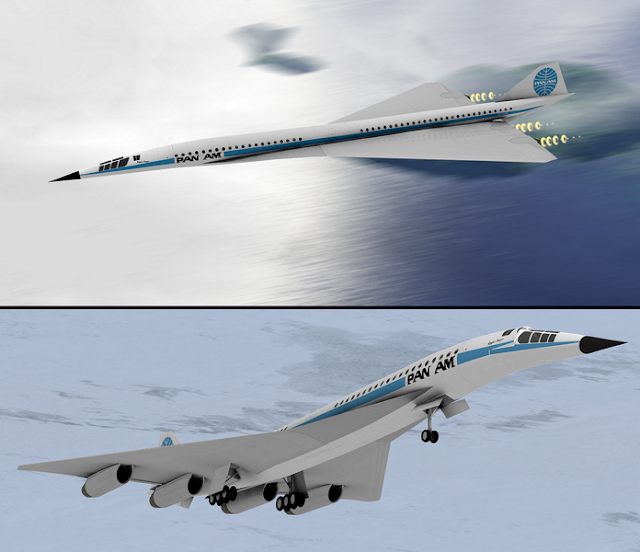 Lockheed L-2000 - supersonic aircraft ~ world plane