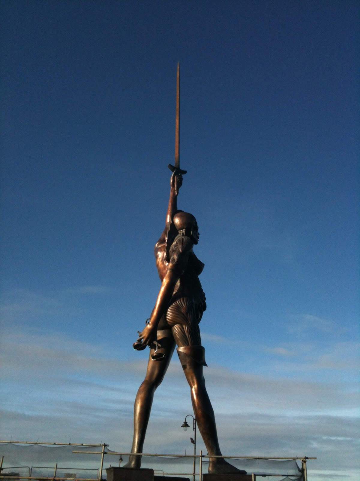 World In A Bottle: Damien Hirst's Verity statue, Ilfracombe harbour
