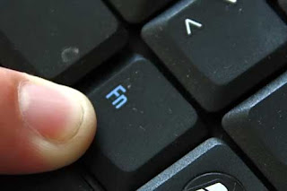 Then I tried using my keyboard shortcut key using the "fn" button and ...