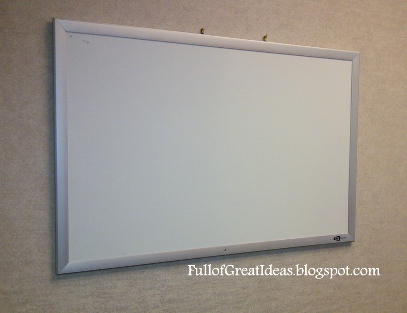 Out Damned Spot! Out I Say! Permant Marker + White Board= Seeing Red